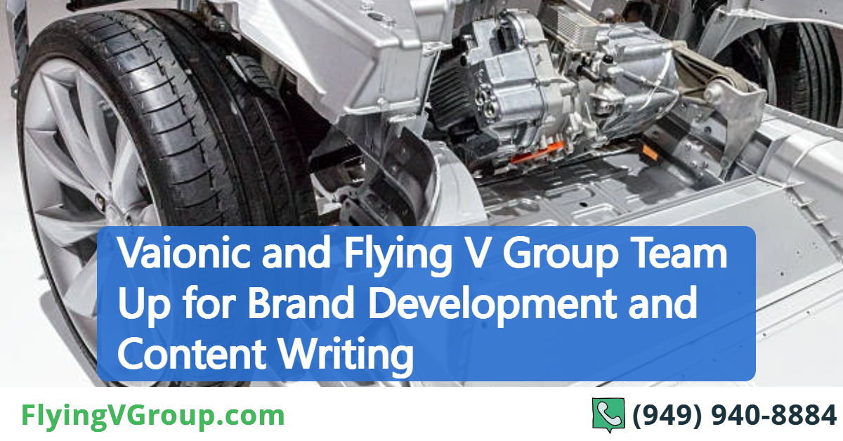Vaionic and Flying V Group Team Up for Brand Development and Content Writing